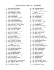 The 108 Names of Sri Maha Lakshmi Devi