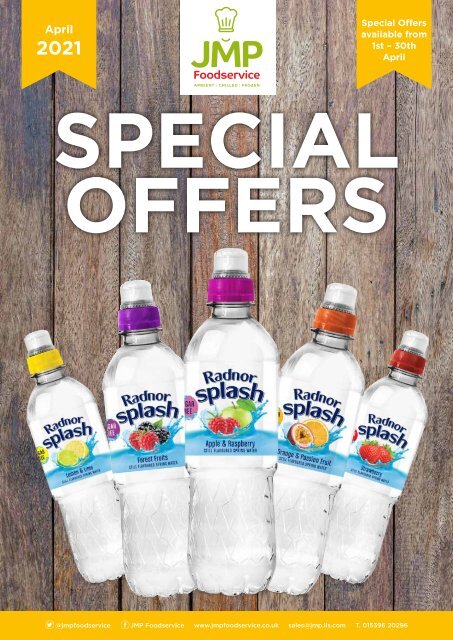 JMP Foodservice Offers April 2021