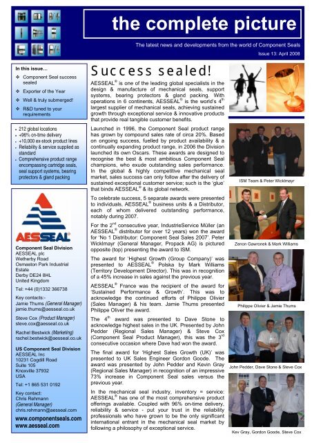 the complete picture - Component Seals