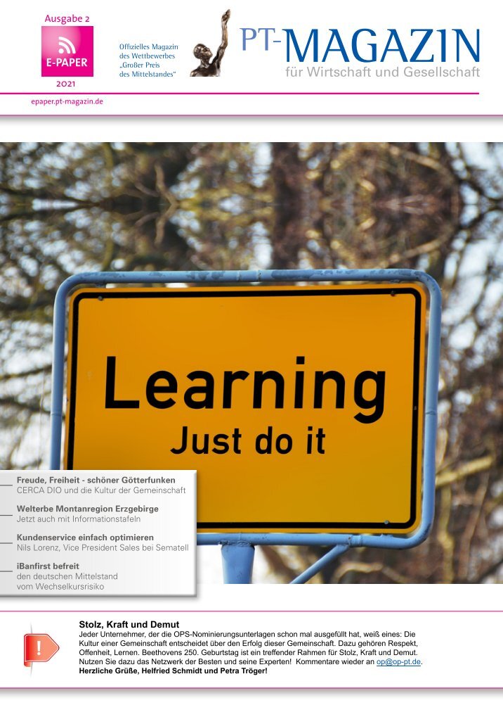 E-Paper PT-Magazin 03 2020 Wir stemmen das