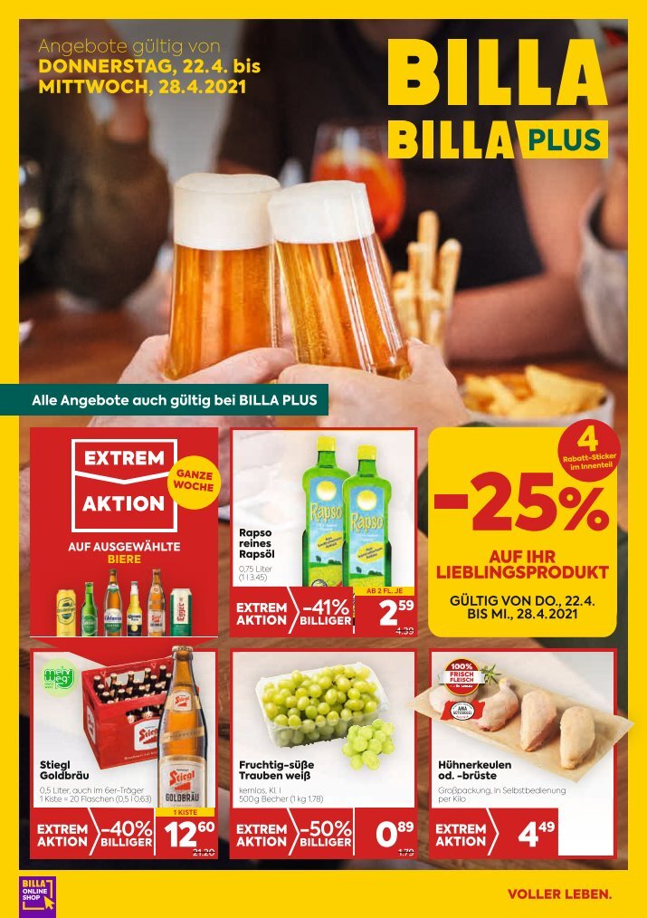 150 free Magazines from BILLA.AT