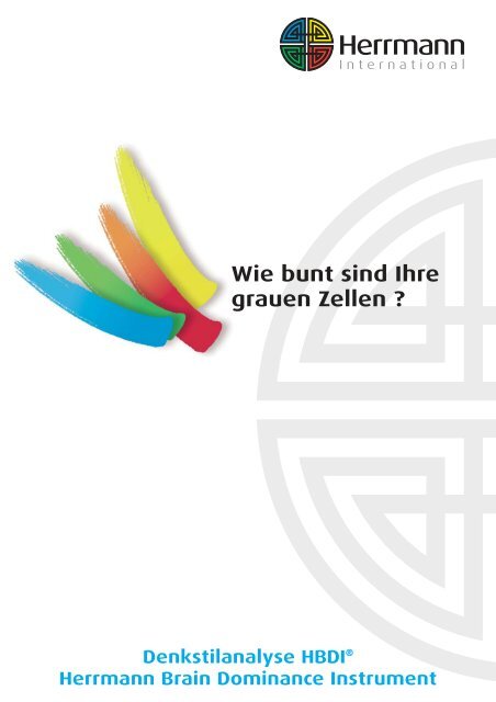 Denkstilanalyse HBDI® Herrmann Brain Dominance Instrument