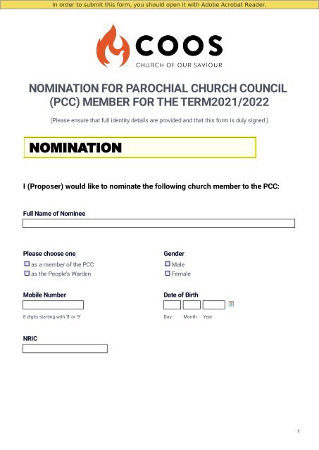 PCC Nomination Form (2021)