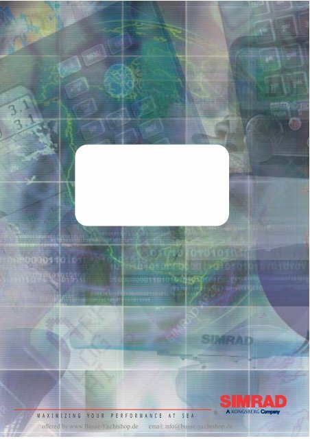 Simrad TP22&TP32 - Busse-Yachtshop