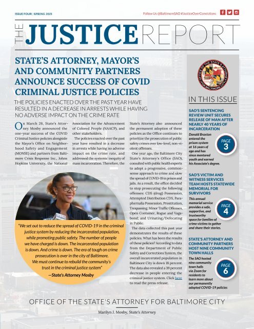 The Justice Report | Spring 2021