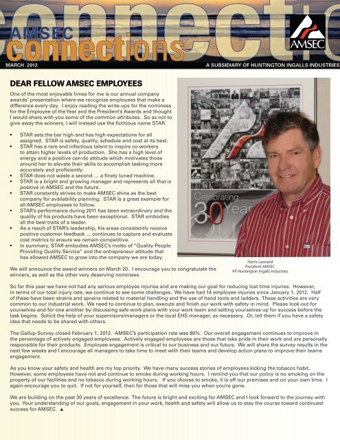 KUDOS and - Amsec Llc