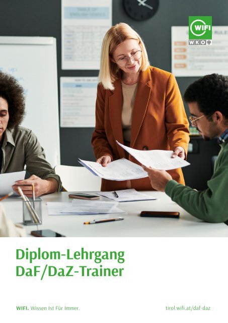 Diplom-Lehrgang DaF/DaZ-Trainer