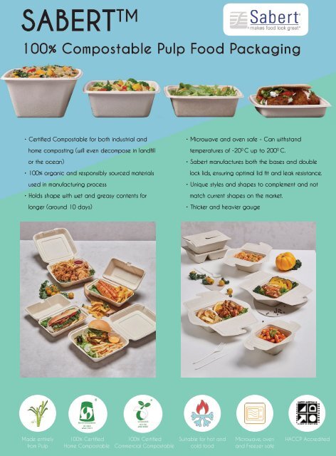 Sabert Pulp Packaging Brochure