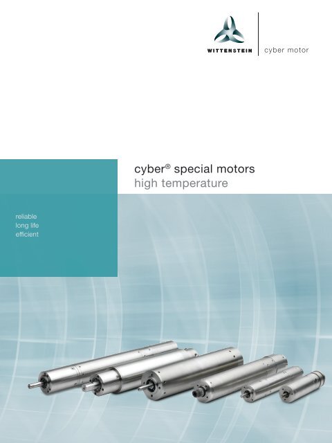 Wittenstein Cyber Special Motors High Temperature