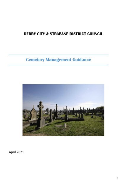 Cemetery Management Guidance