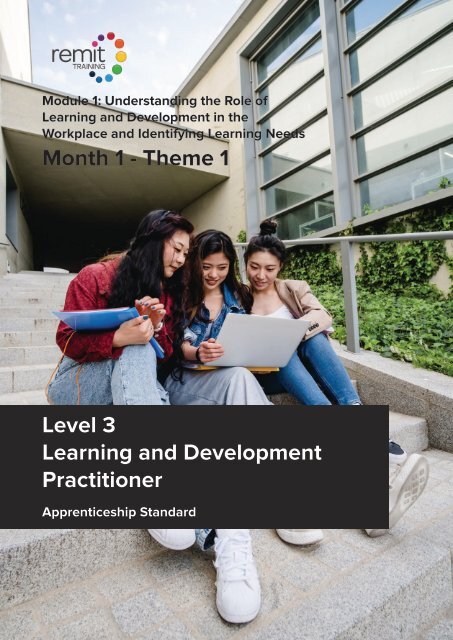 Level 3 Learning and Development - Month 1