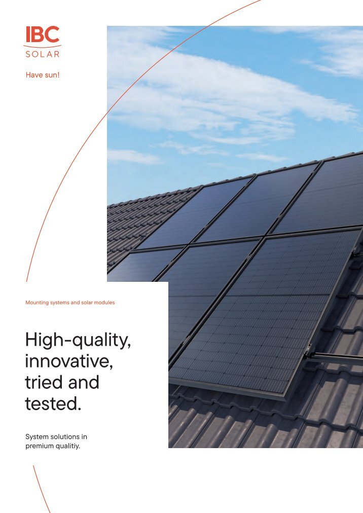 IBC SOLAR Company Profile: Providing energy from the sun worldwide