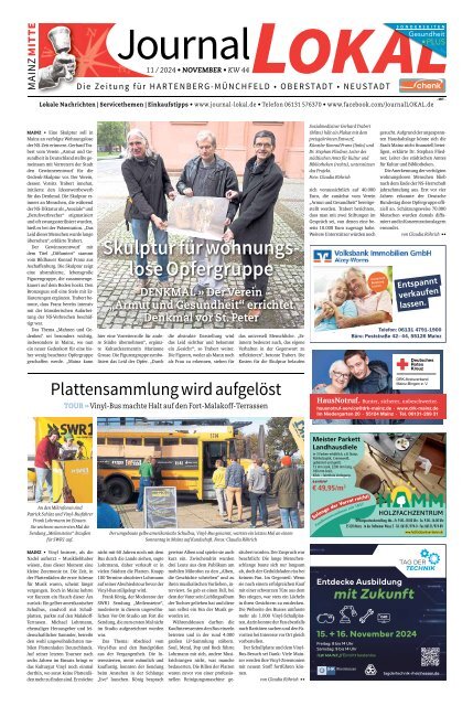 Journal LOKAL - Die lokale Zeitung für Mainz-Mitte (Neustadt, Oberstadt und Hartenberg-Münchfeld)