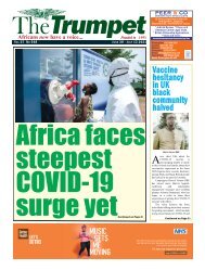 The Trumpet Newspaper Issue 556 (October 20 - November 2 2021)