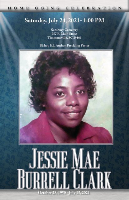 Jessie Clark Memorial Program