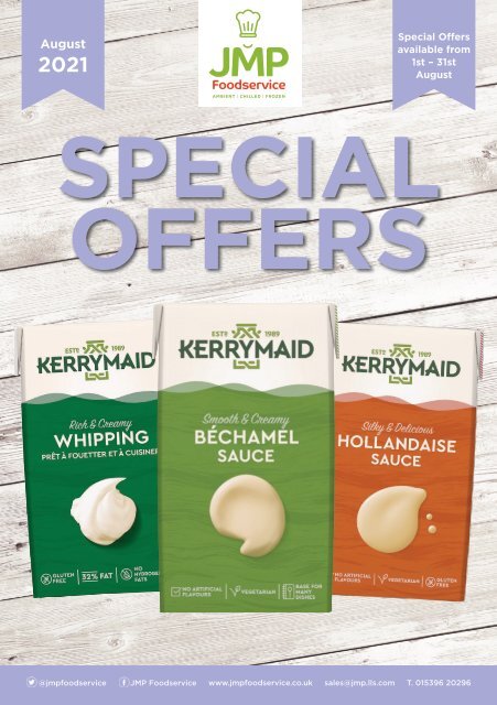 JMP Foodservice August Offers 2021