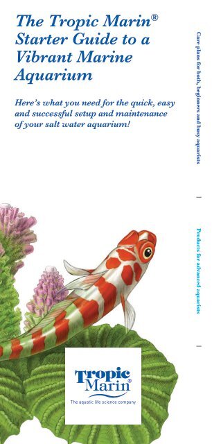 Tropic Marin - Basic Care Guide