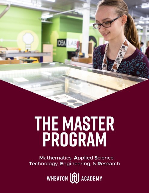MASTER Program: Math, Applied Science, Technology, Engineering, Research