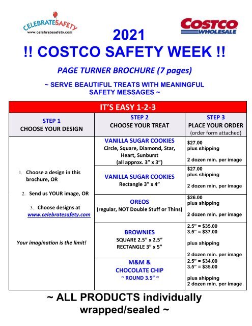 Costco Safety Week 2021 Brochure