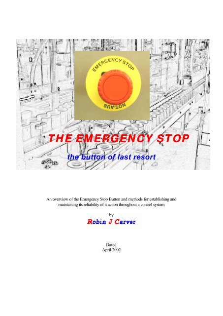 The Emergency Stop Button - HS-Compliance.com