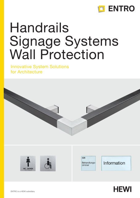 HEWI ENTRO Signage Systems