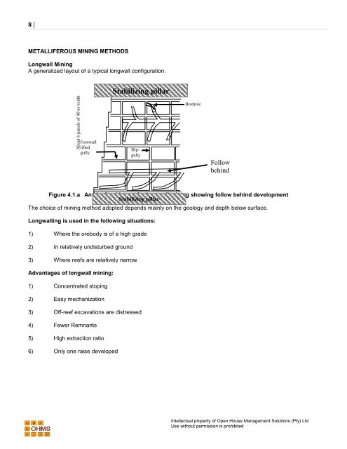 8 | METALLIFEROUS MINING