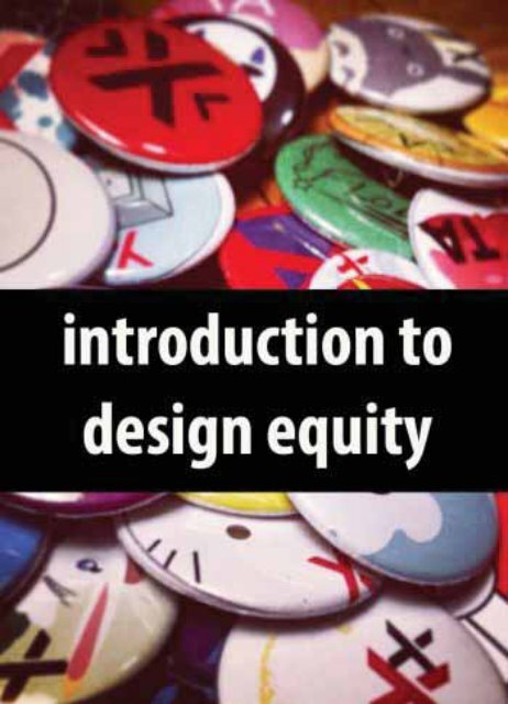 Introduction to Design Equity, 2018a