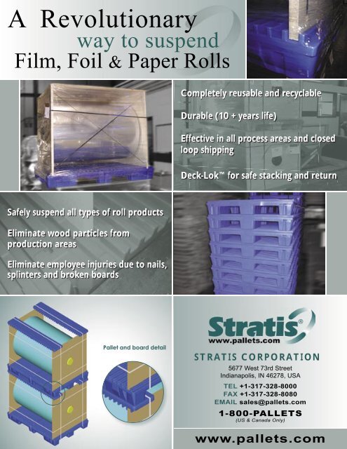 Suspended Roll Brochure.indd - Stratis Plastic Pallets