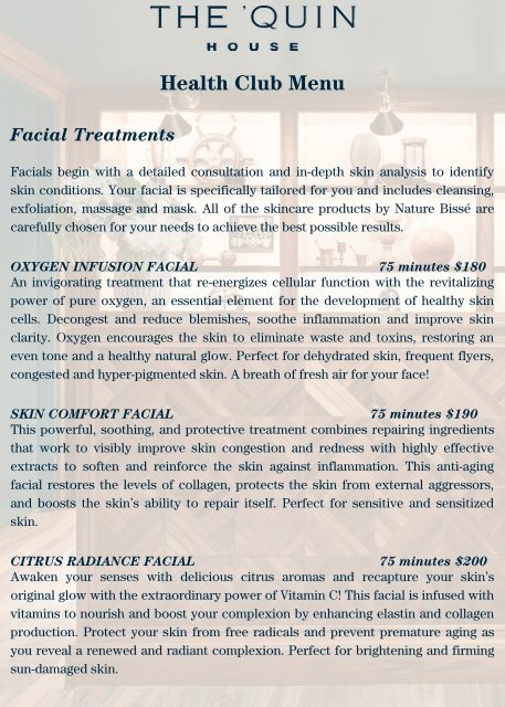 The 'Quin House Health and Wellness Services