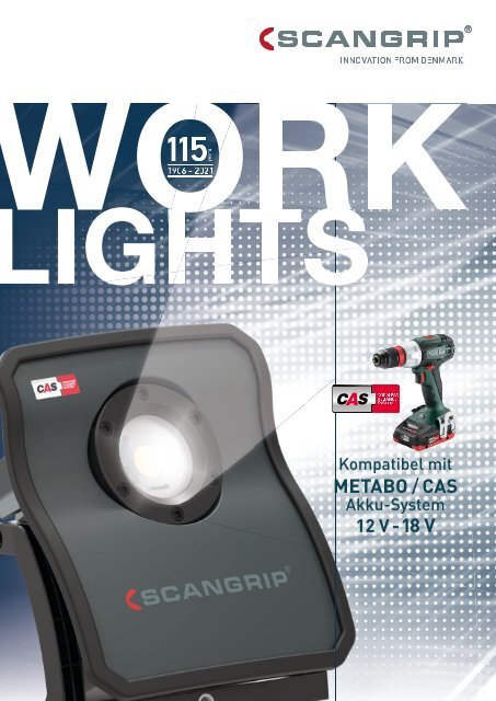 SCANGRIP WORK LIGHTS