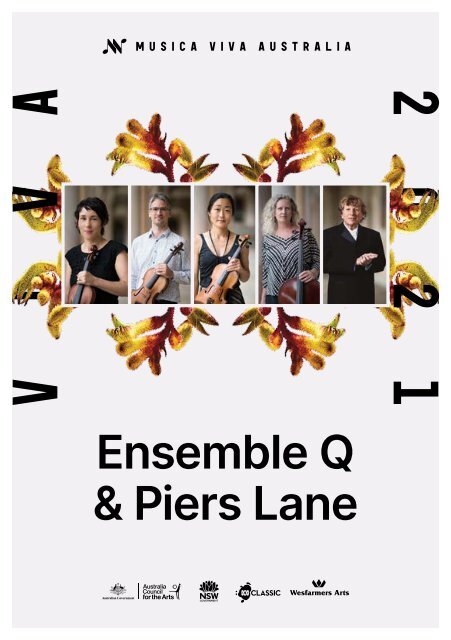 Piers Lane Ensemble Q String Quartet Program Guide (variation on order ...
