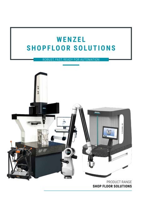PRODUCT RANGE SHOPFLOOR SOLUTIONS EN