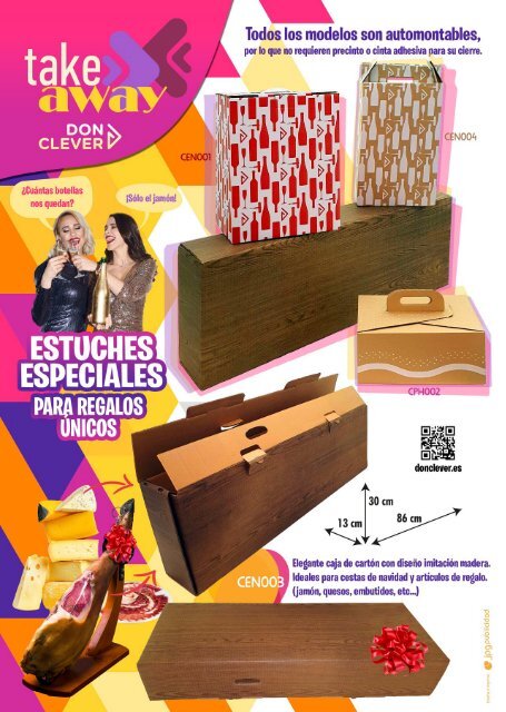 FLYER TAKE AWAY CAJAS DE REGALO