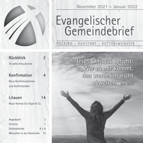 Gemeindebrief Nov. 2021 - Jan 2022