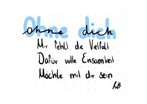 Ohne Dich Texte