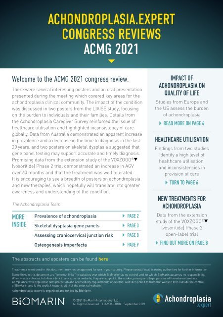 ACMG 2021 Congress Review