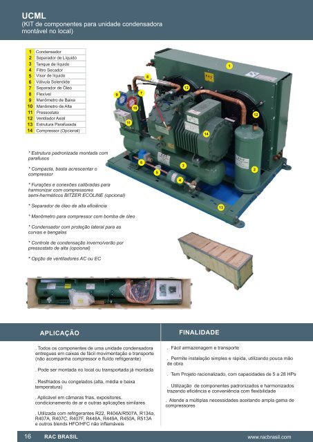 Unidade Condensadora - RAC Brasil