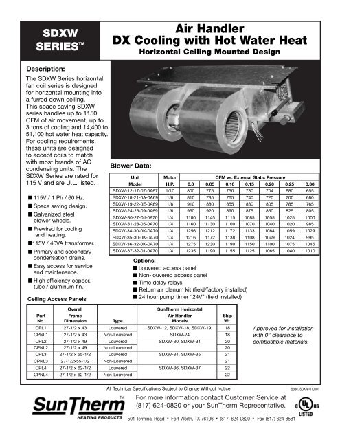 SunTherm SDXW_4.0 - Mortex