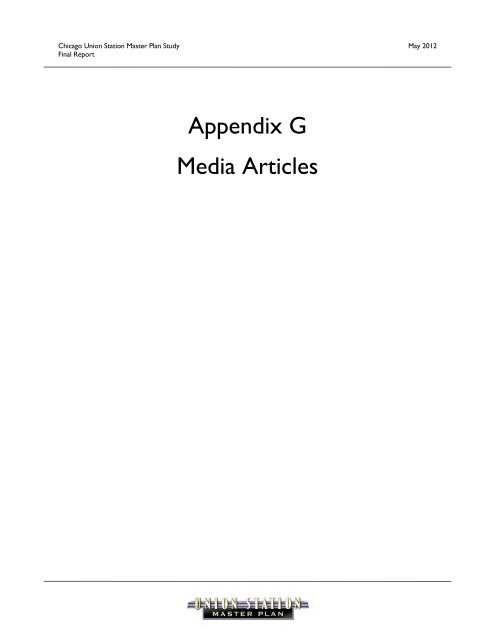 Appendix G-Media Articles.pdf - Chicago Union Station Master Plan