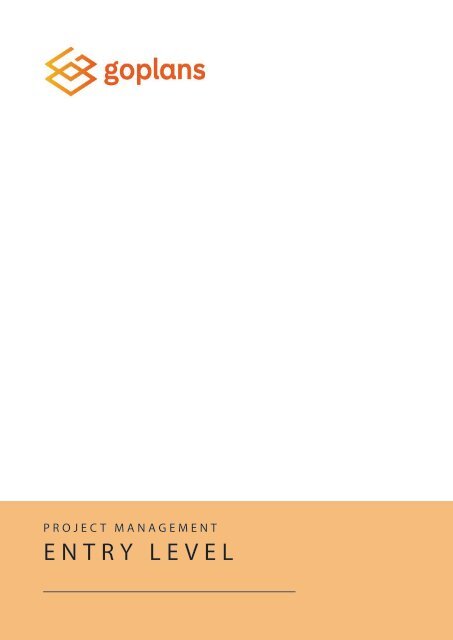 Entry Level Project Management