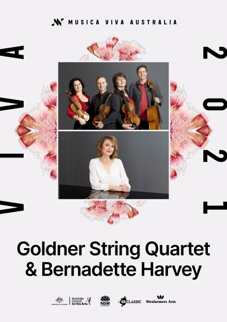 Goldner String Quartet & Bernadette Harvey Program Guide | November 2021