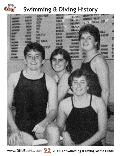 22 Swimming & Diving History
