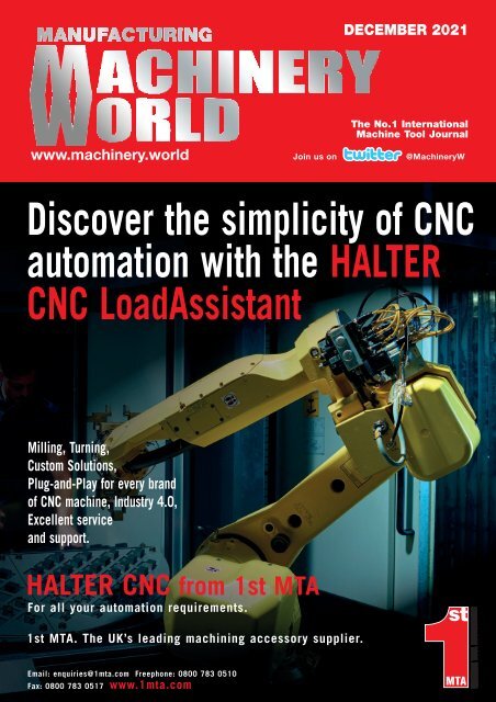 Manufacturing Machinery World December 2021