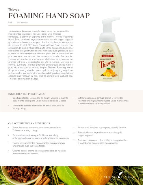 Thieves Foaming Hand Soap PIP