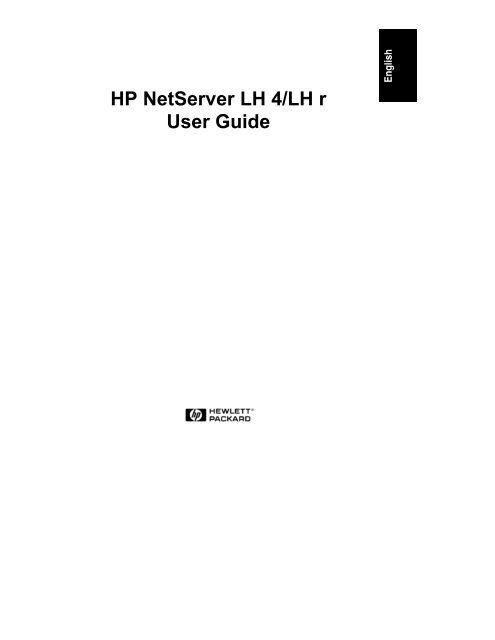 HP NetServer LH 4/LH r User Guide - HP Business Support Center