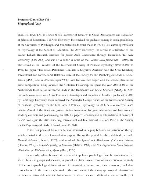 Prof. Daniel Bar-Tal- biographical note.pdf
