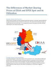 The Differences of Market Clearing Prices at EXAA and EPEX Spot ...