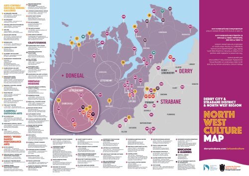 Arts & Culture Map for Derry and Strabane area