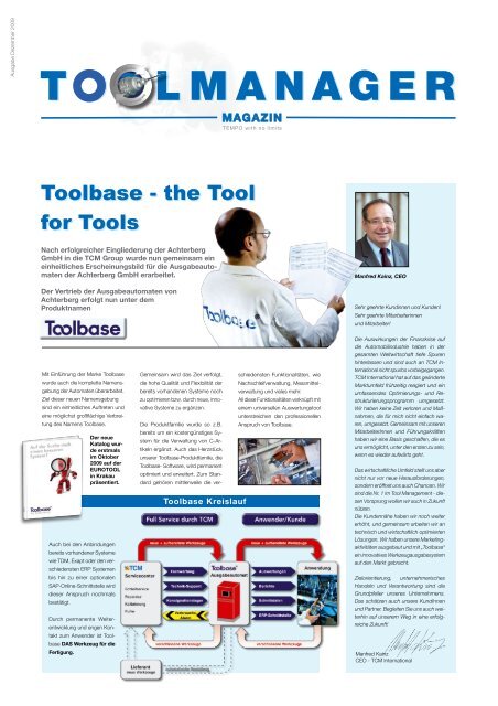Toolbase - the Tool for Tools - TCM International