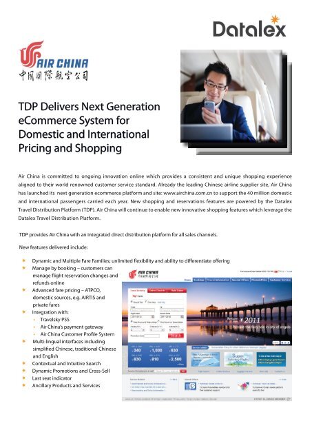 TDP Delivers Next Generation eCommerce System for ... - Datalex